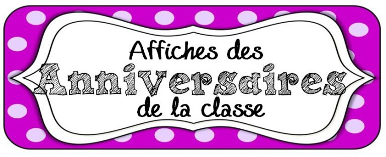Affiches anniversaires période 1
